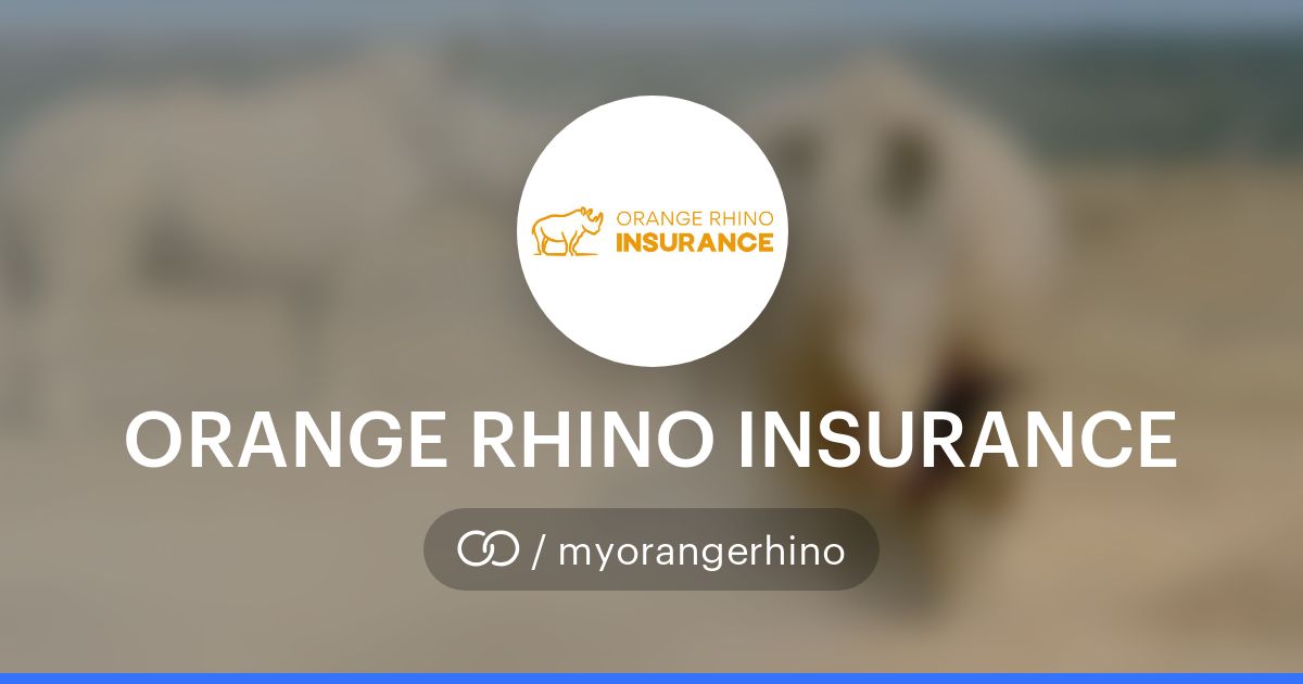 ORANGE RHINO INSURANCE (/myorangerhino) · solo.to