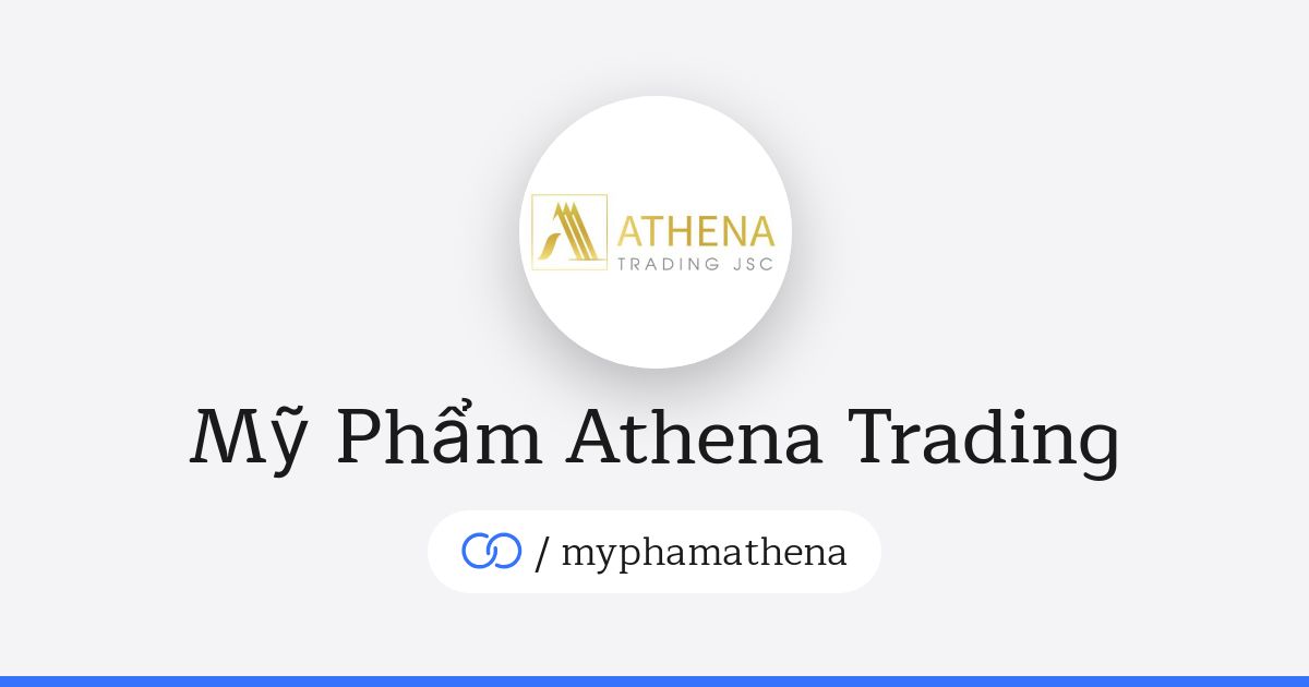 Mỹ Phẩm Athena Trading (/myphamathena) · solo.to