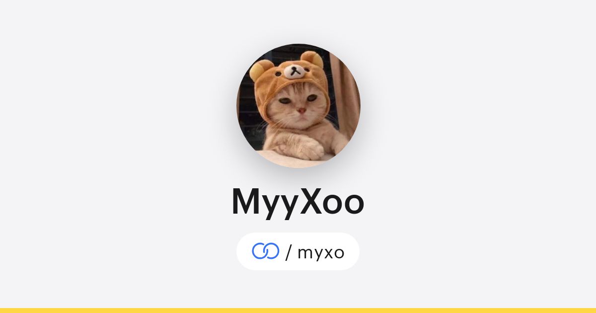 MyyXoo (/myxo) · solo.to