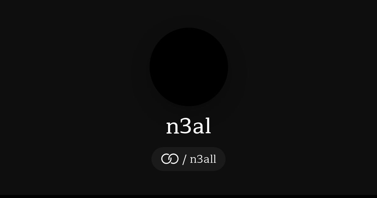 n3al (/n3all) · solo.to