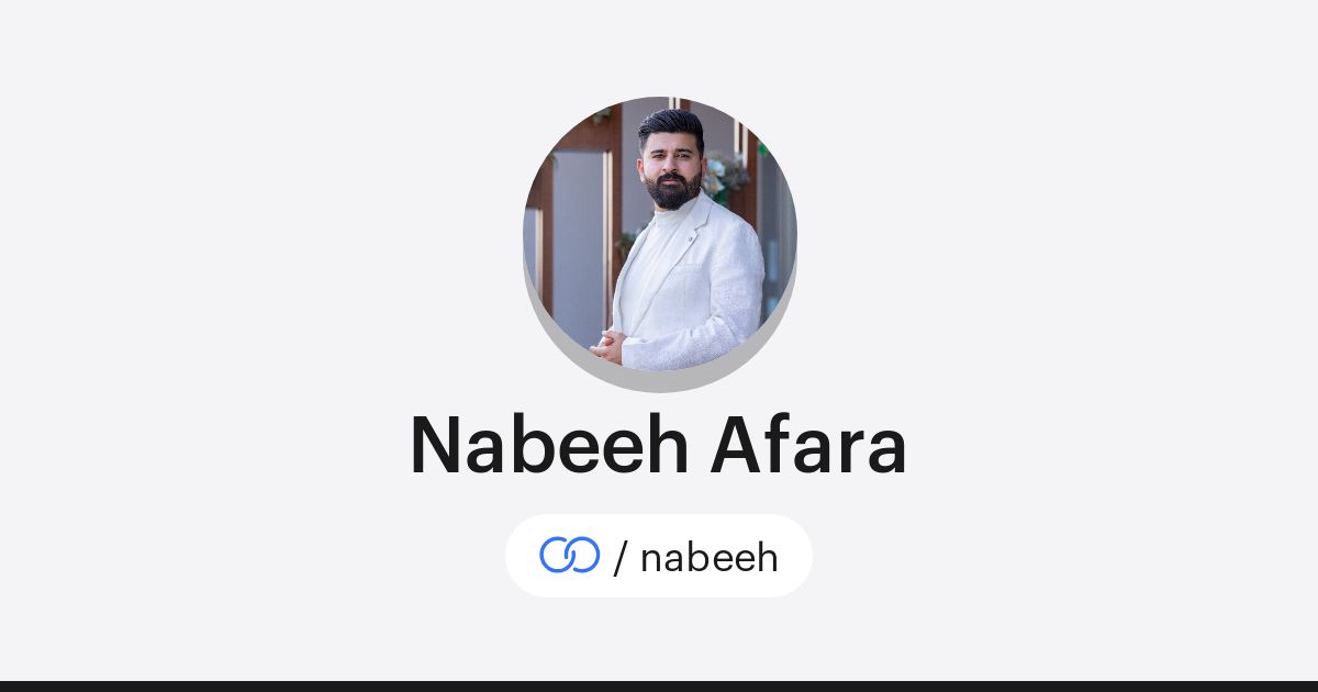 Nabeeh Afara (/nabeeh) · solo.to
