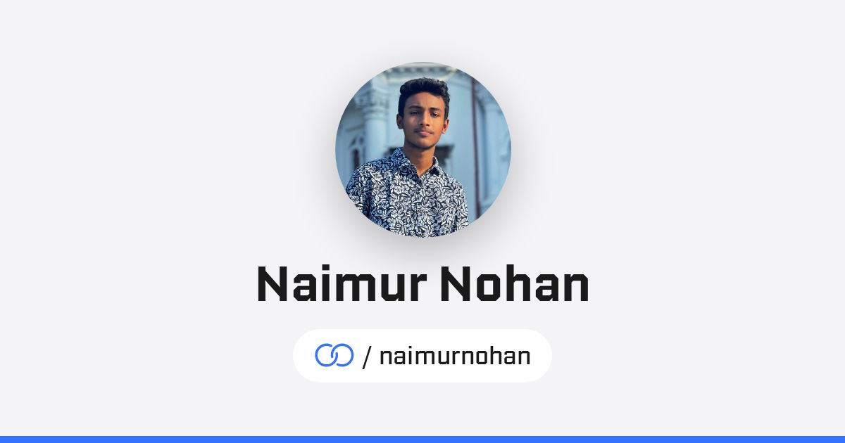 Naimur Nohan (/naimurnohan) · solo.to