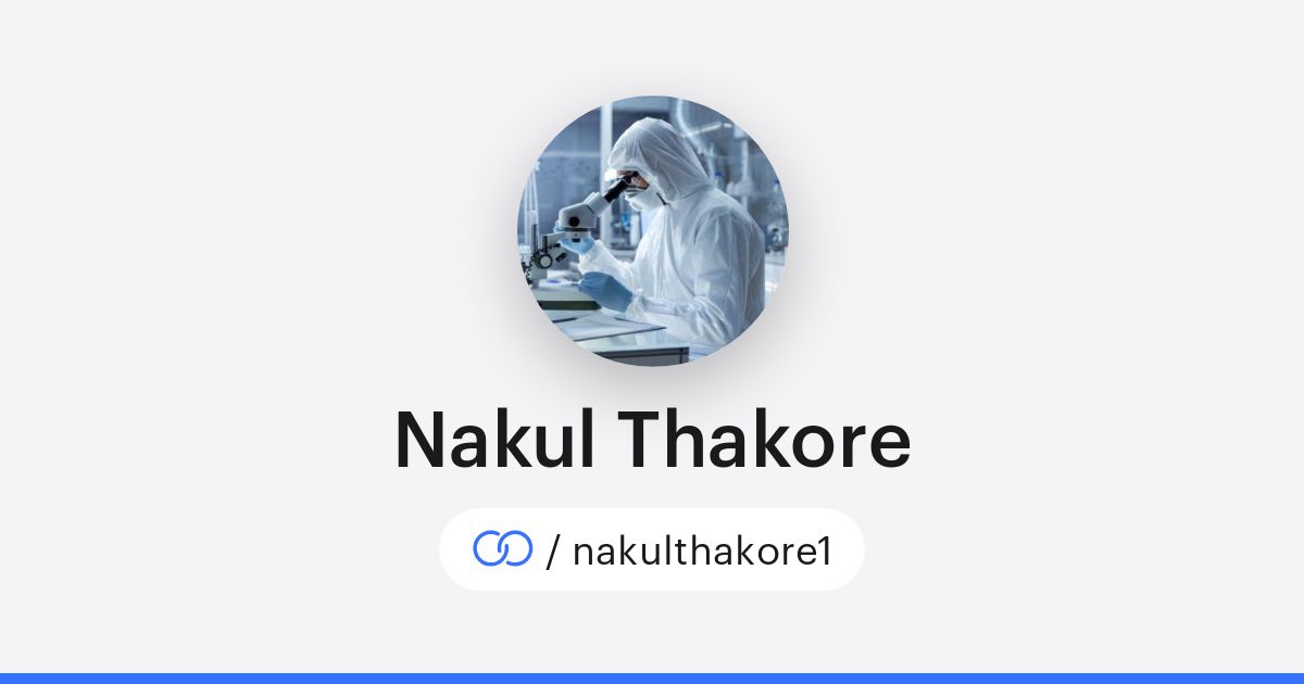 Nakul Thakore (/nakulthakore1) · solo.to