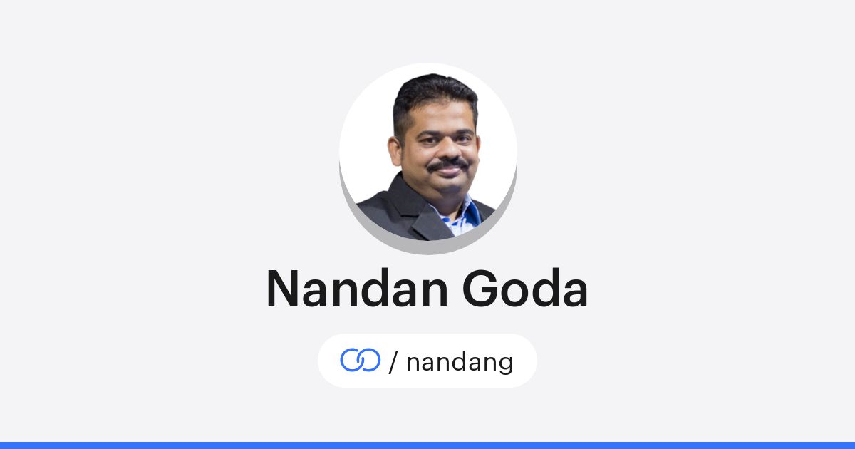 Nandan Goda (/nandang) · solo.to