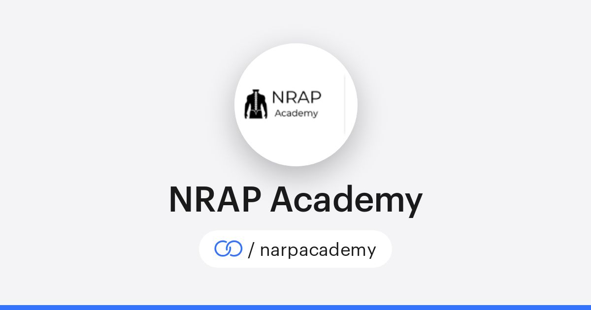 NRAP Academy (/narpacademy) · solo.to