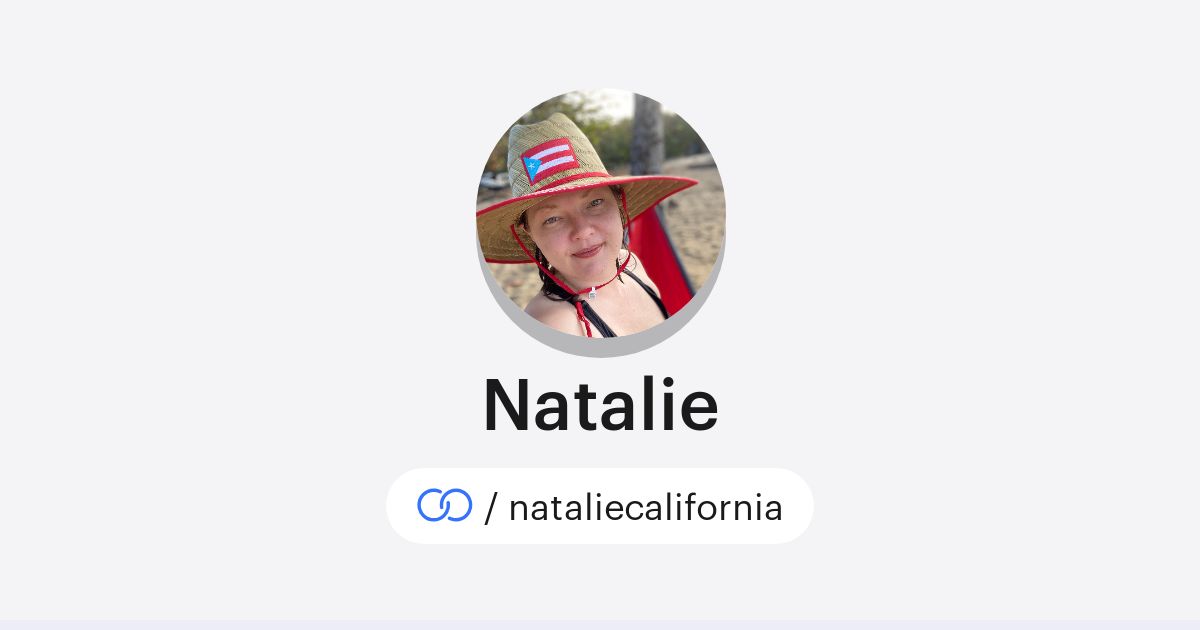 Natalie (/nataliecalifornia) · solo.to