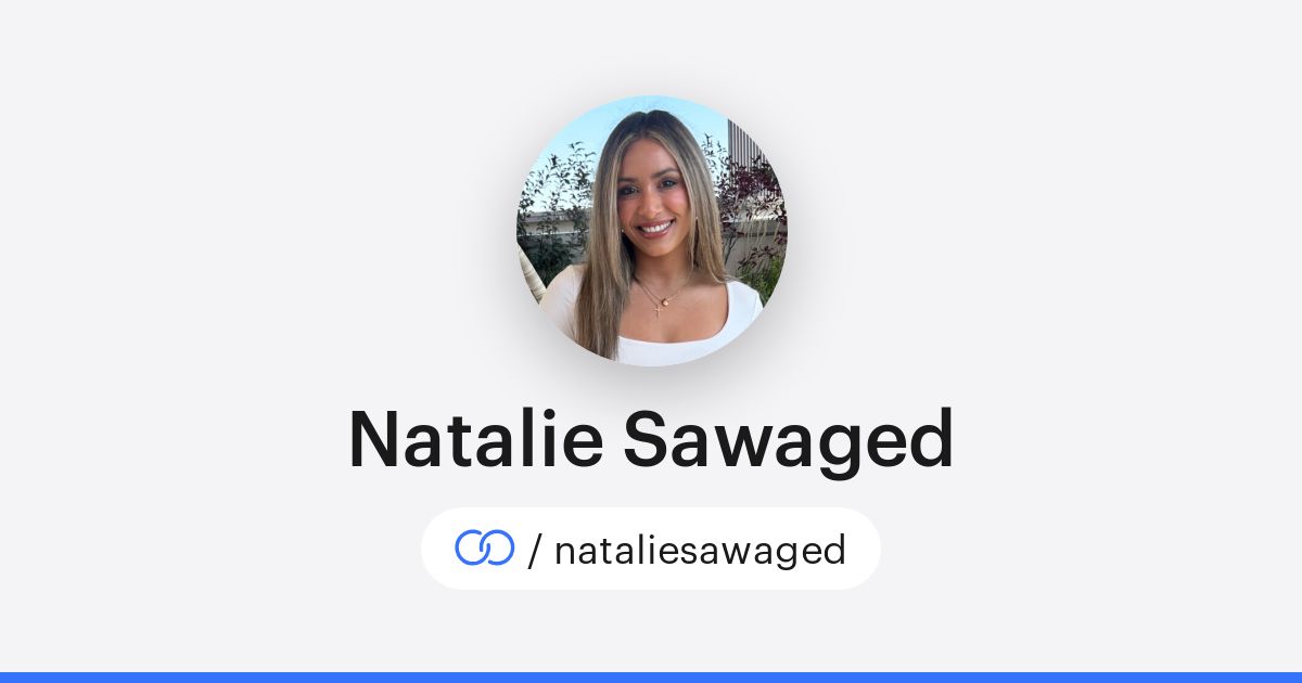 Natalie Sawaged (/nataliesawaged) · solo.to