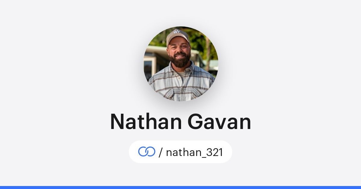 Nathan Gavan (/nathan_321) · solo.to