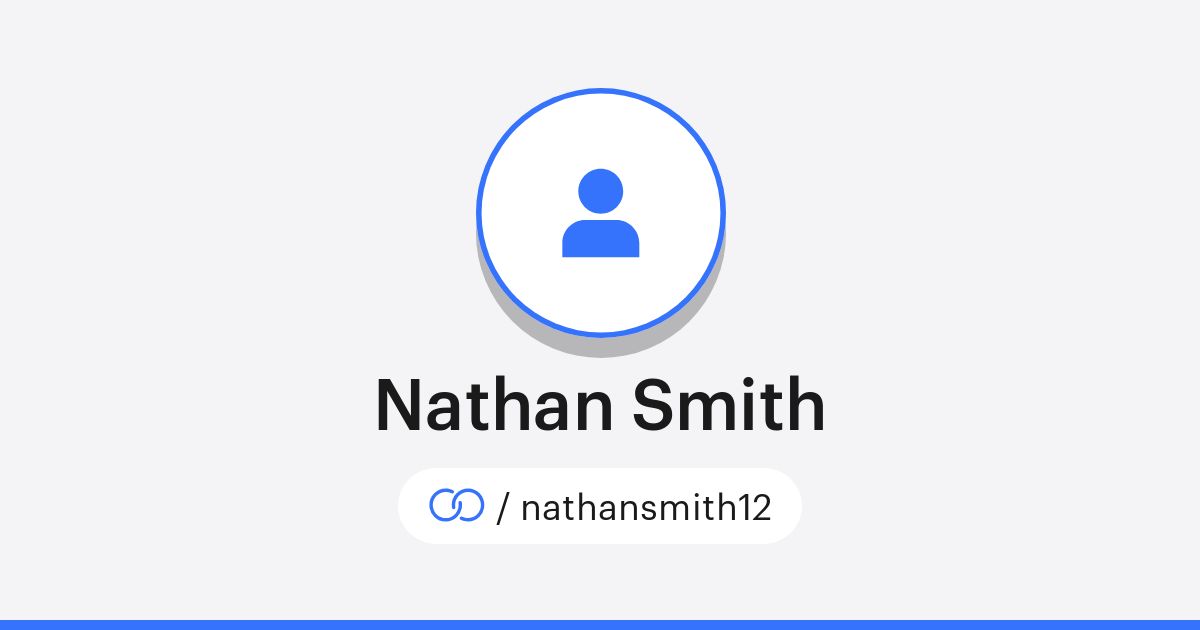 Nathan Smith (/nathansmith12) · solo.to