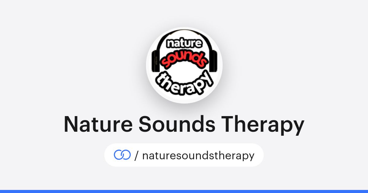 Nature Sounds Therapy (/naturesoundstherapy) · solo.to