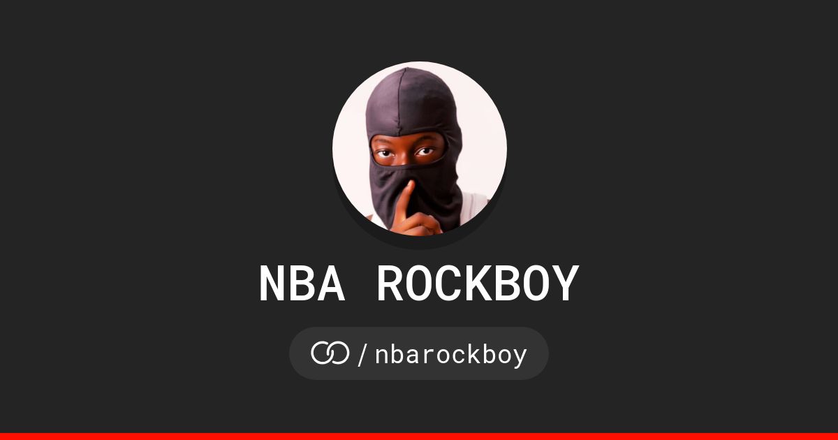 NBA ROCKBOY (/nbarockboy) · solo.to