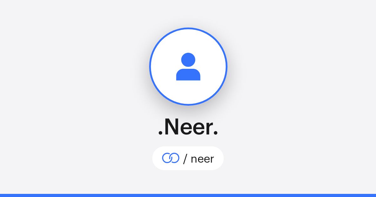 .Neer. (/neer) · solo.to