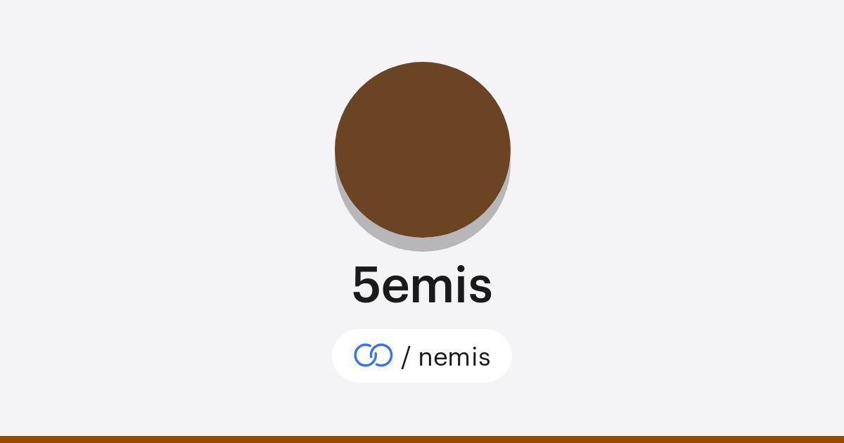 5emis (/nemis) · solo.to