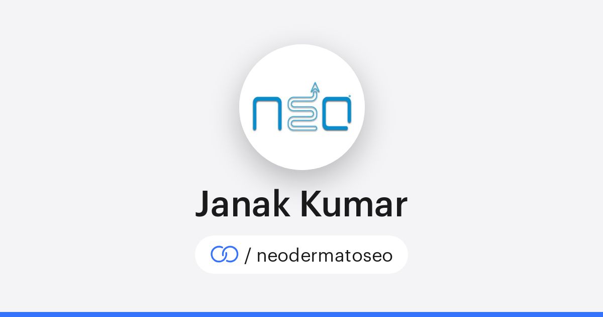 Janak Kumar (/neodermatoseo) · solo.to