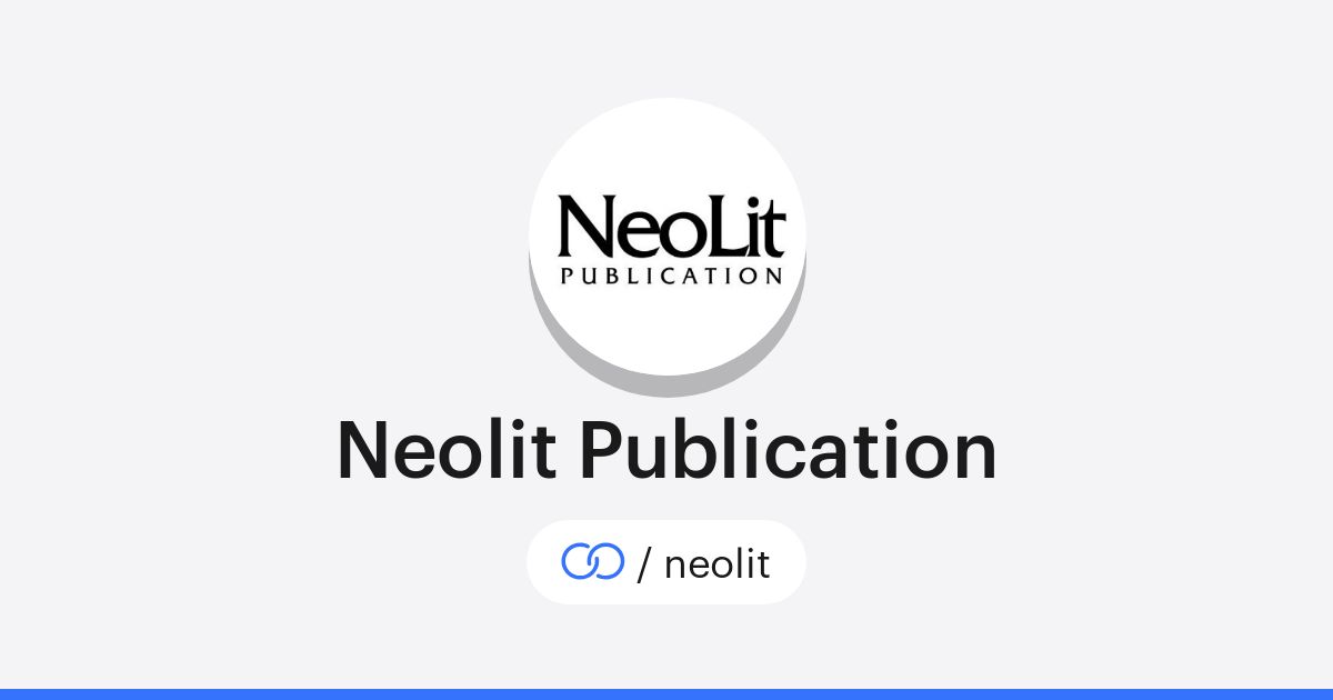 Neolit Publication (/neolit) · solo.to