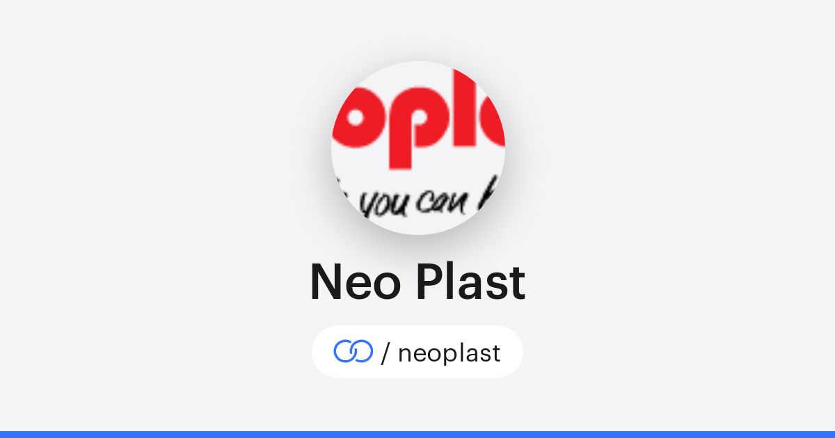 Neo Plast (/neoplast) · solo.to