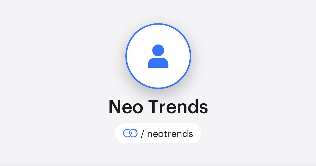 Neo Trends (/neotrends) · solo.to