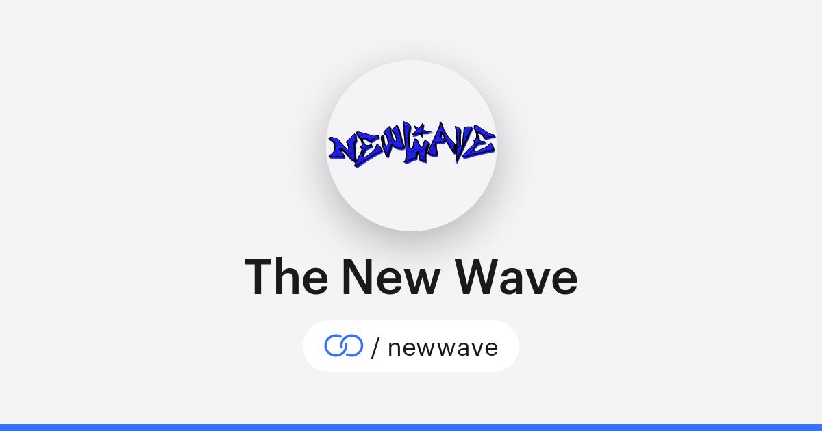 The New Wave (/newwave) · solo.to