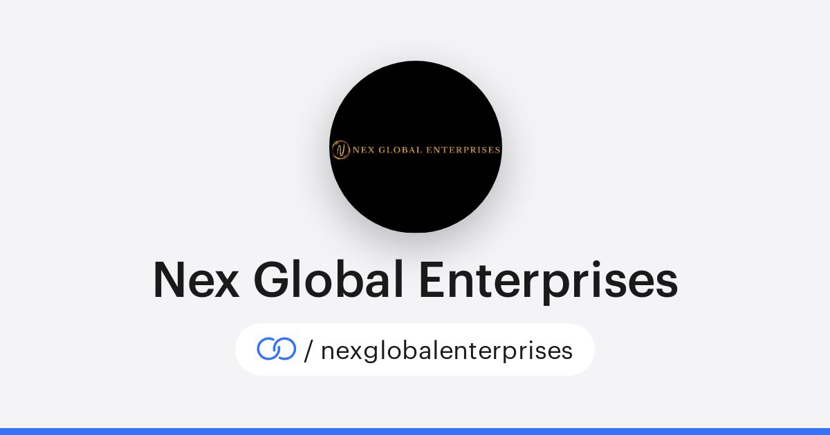 Nex Global Enterprises (/nexglobalenterprises) · solo.to
