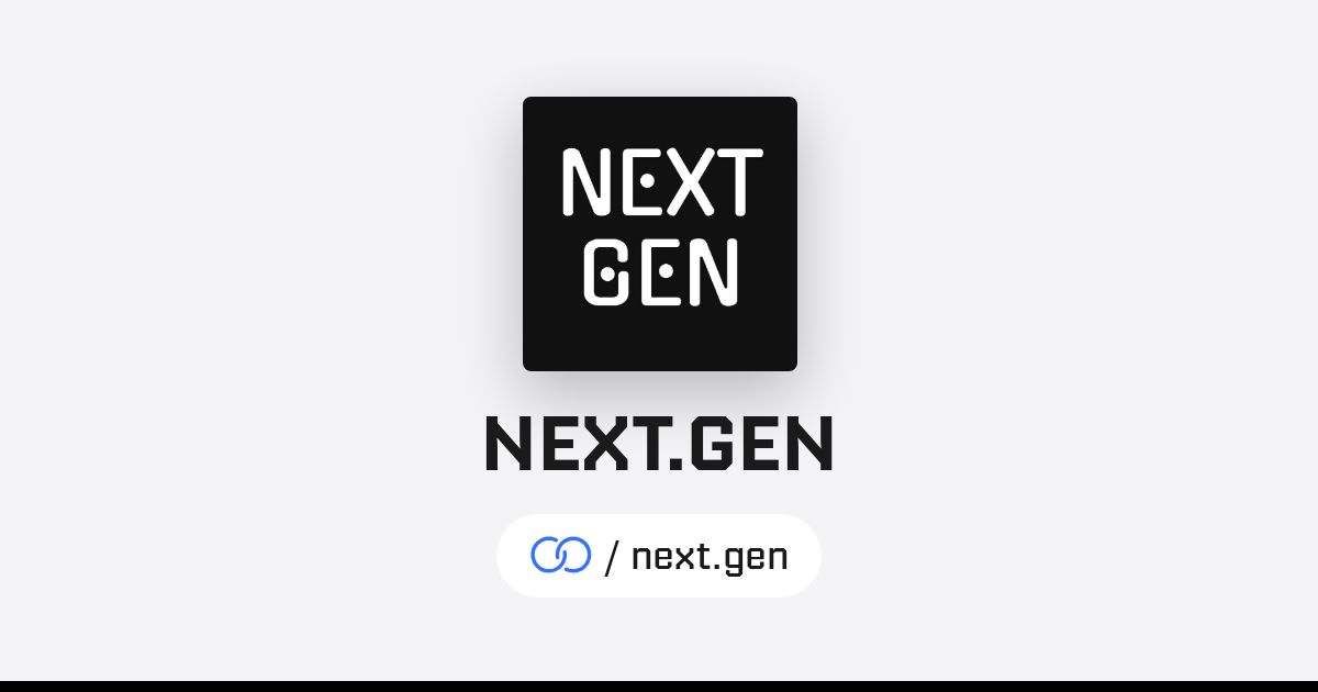 NEXT.GEN · solo.to