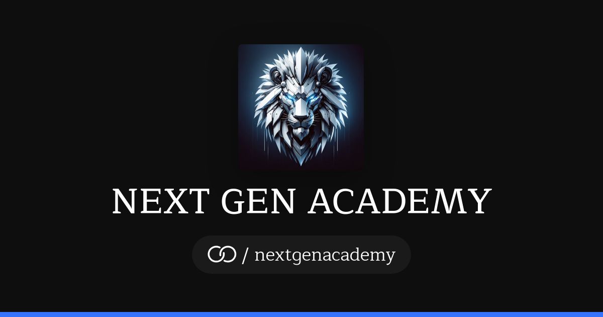 NEXT GEN ACADEMY (/nextgenacademy) · solo.to