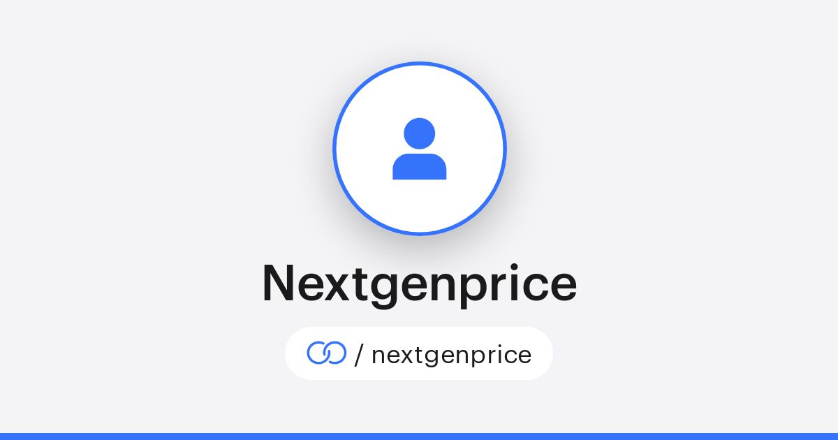 Nextgenprice · solo.to