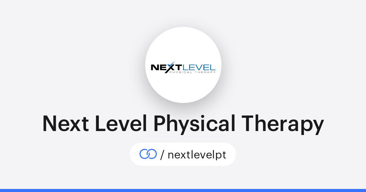 Next Level Physical Therapy (/nextlevelpt) · solo.to