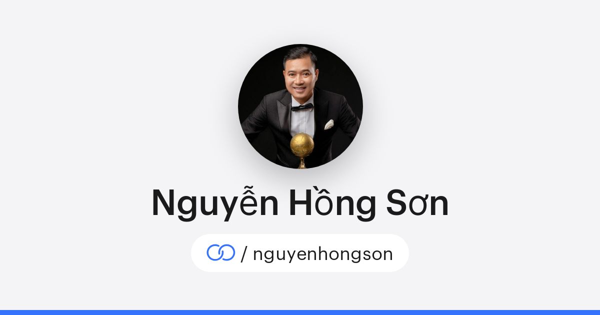 Nguyễn Hồng Sơn (/nguyenhongson) · solo.to