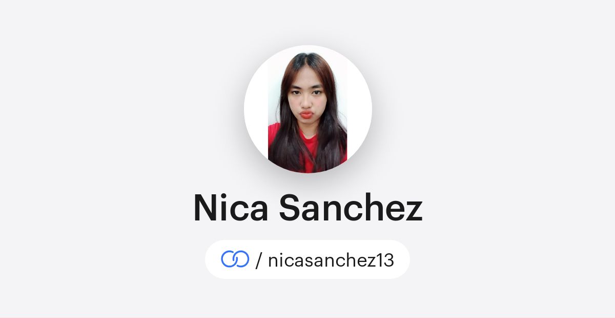 Nica Sanchez (/nicasanchez13) · solo.to