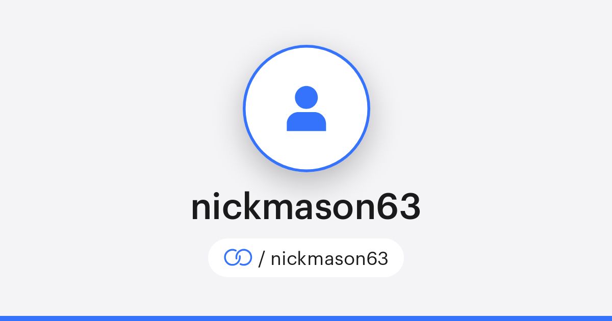 nickmason63 · solo.to