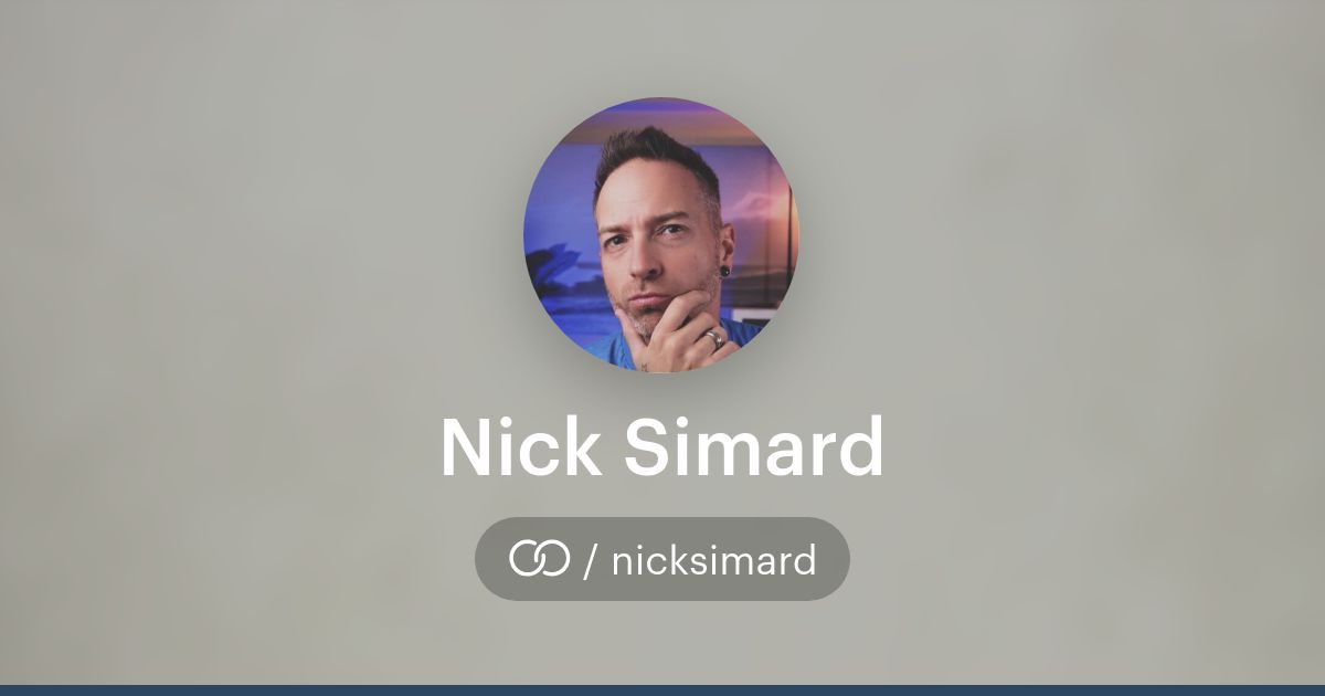 Nick Simard (/nicksimard) · solo.to