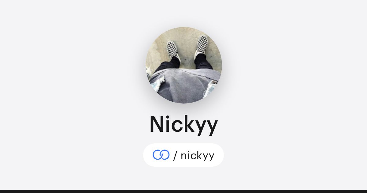 Nickyy (/nickyy) · solo.to