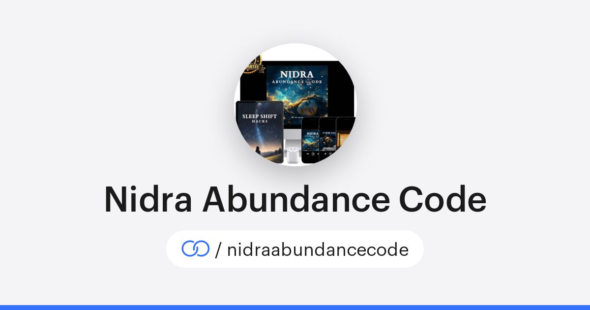 Nidra Abundance Code (/nidraabundancecode) · solo.to