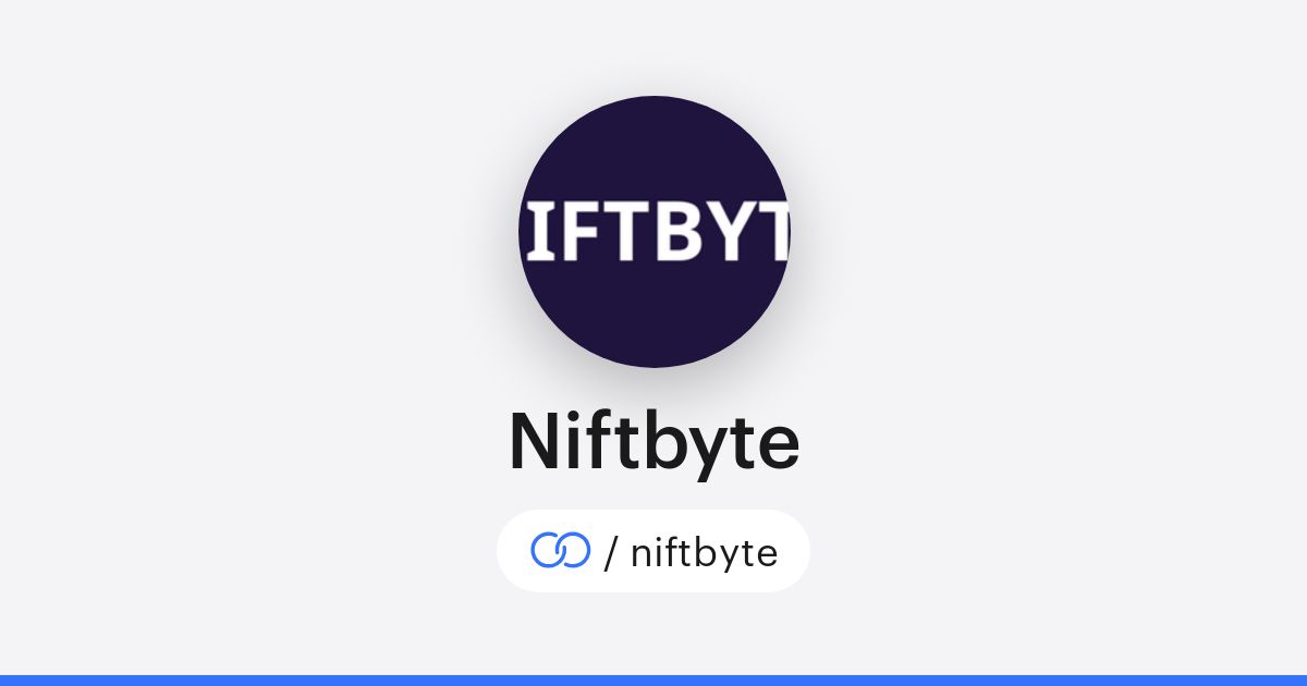 Niftbyte (/niftbyte) · solo.to