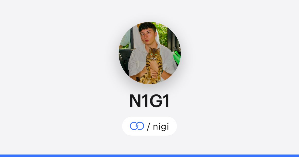 N1G1 (/nigi) · solo.to