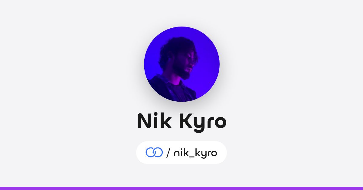Nik Kyro (/nik_kyro) · solo.to