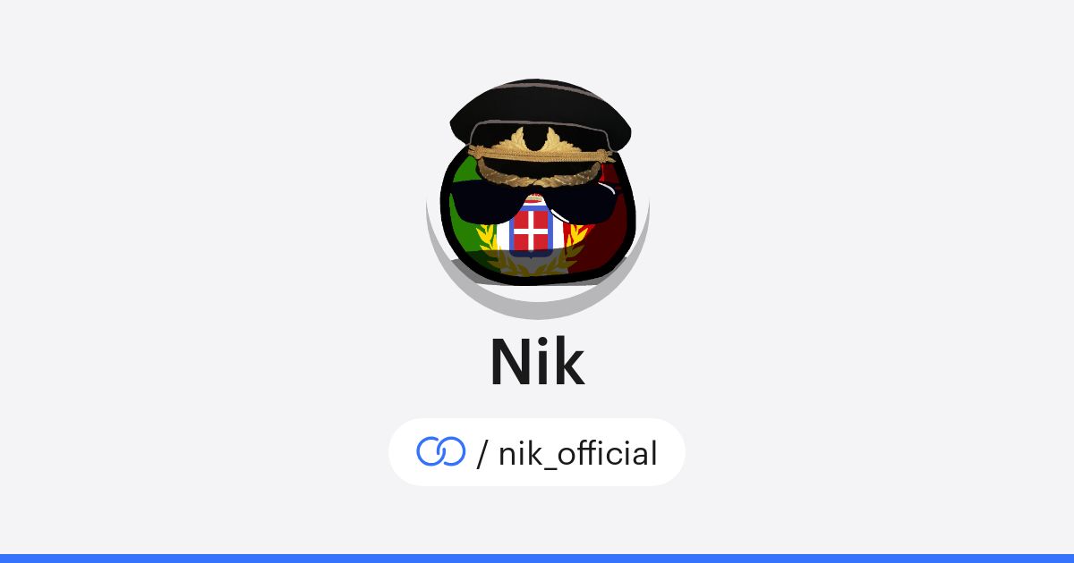 Nik (/nik_official) · solo.to