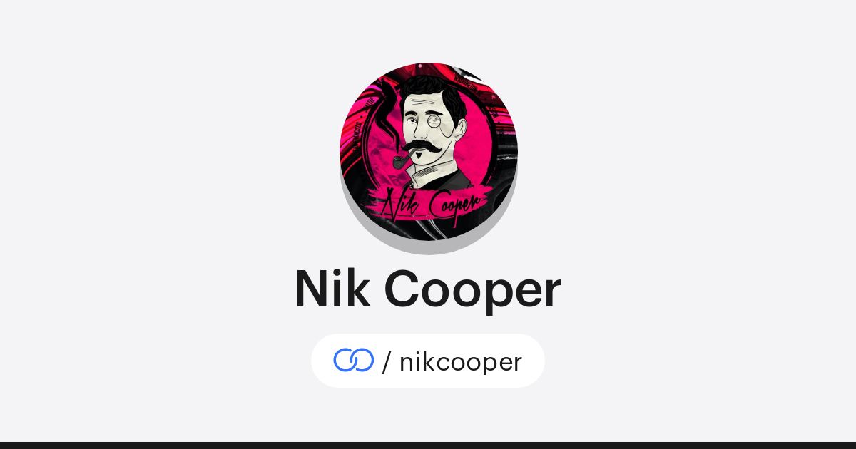 Nik Cooper (/nikcooper) · solo.to