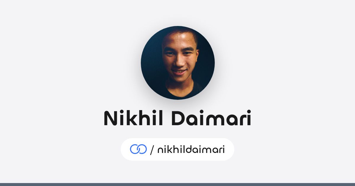 Nikhil Daimari (/nikhildaimari) · solo.to