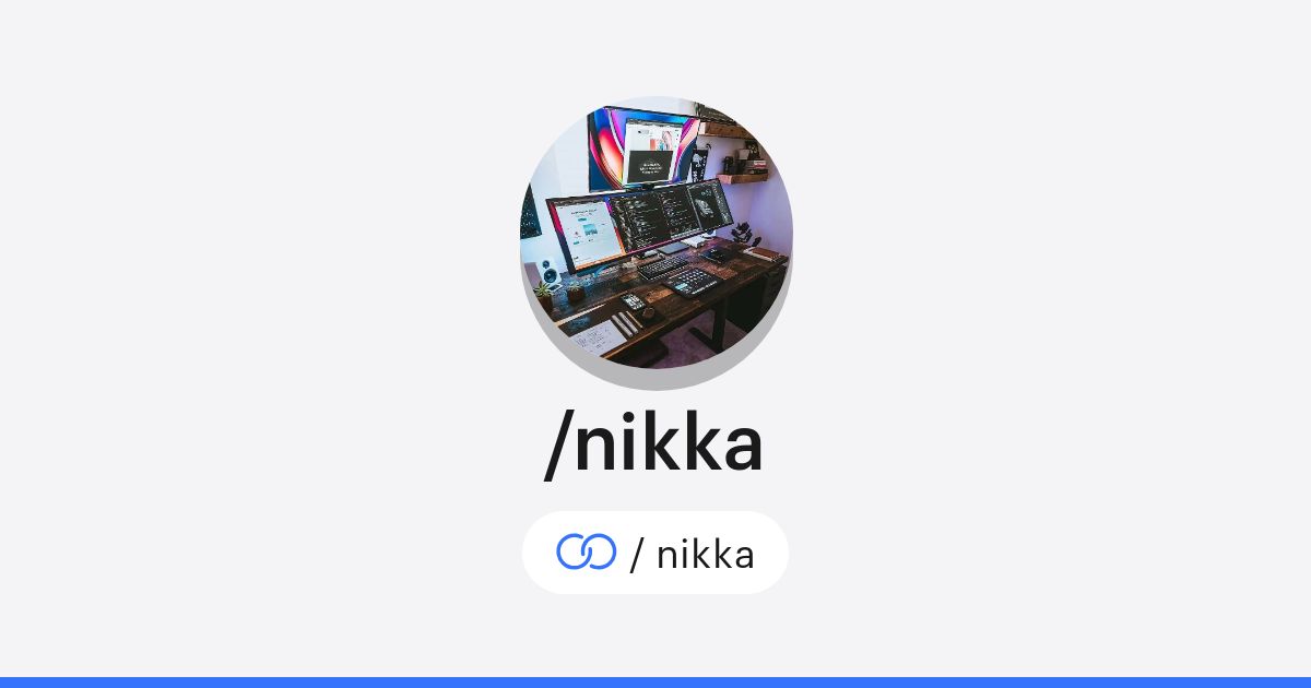 /nikka · solo.to