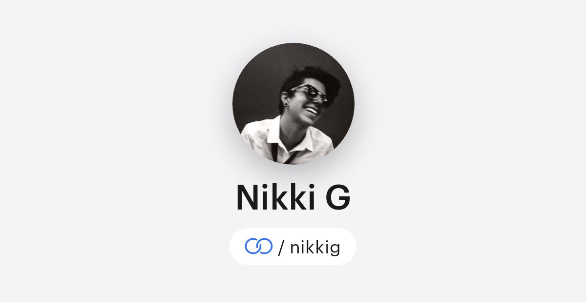 Nikki G (/nikkig) · solo.to