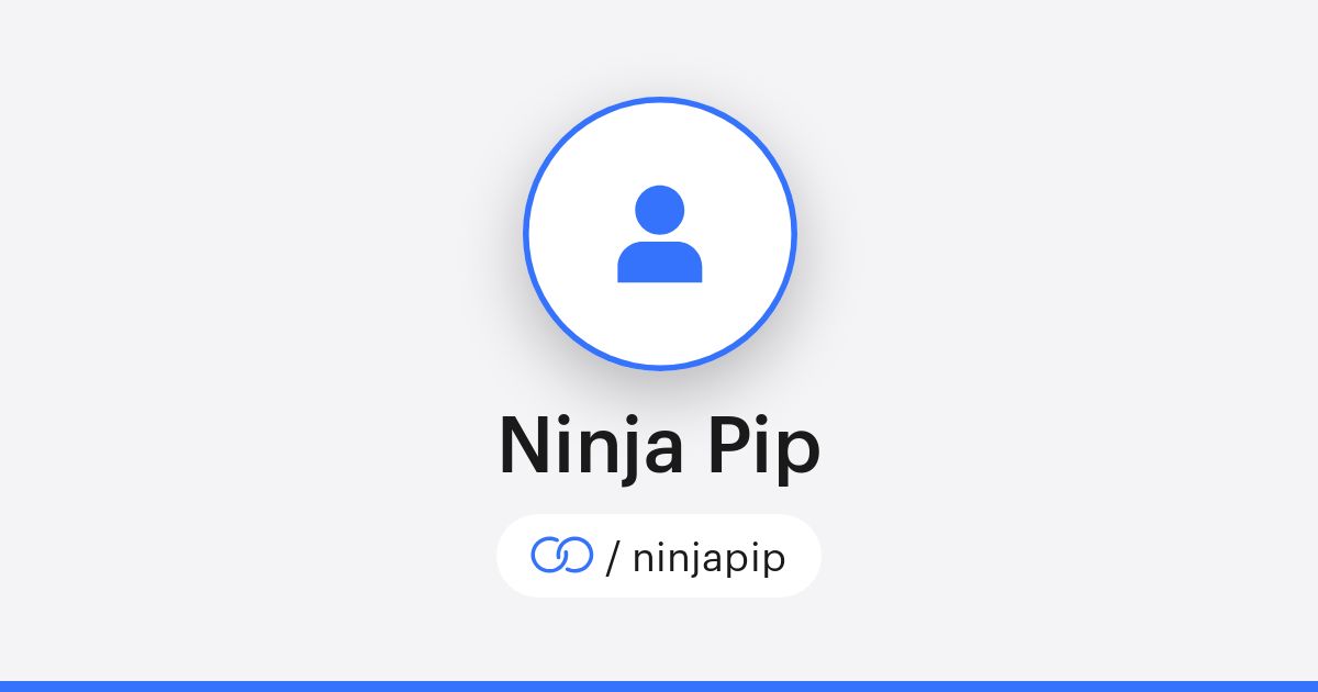 Ninja Pip (/ninjapip) · solo.to