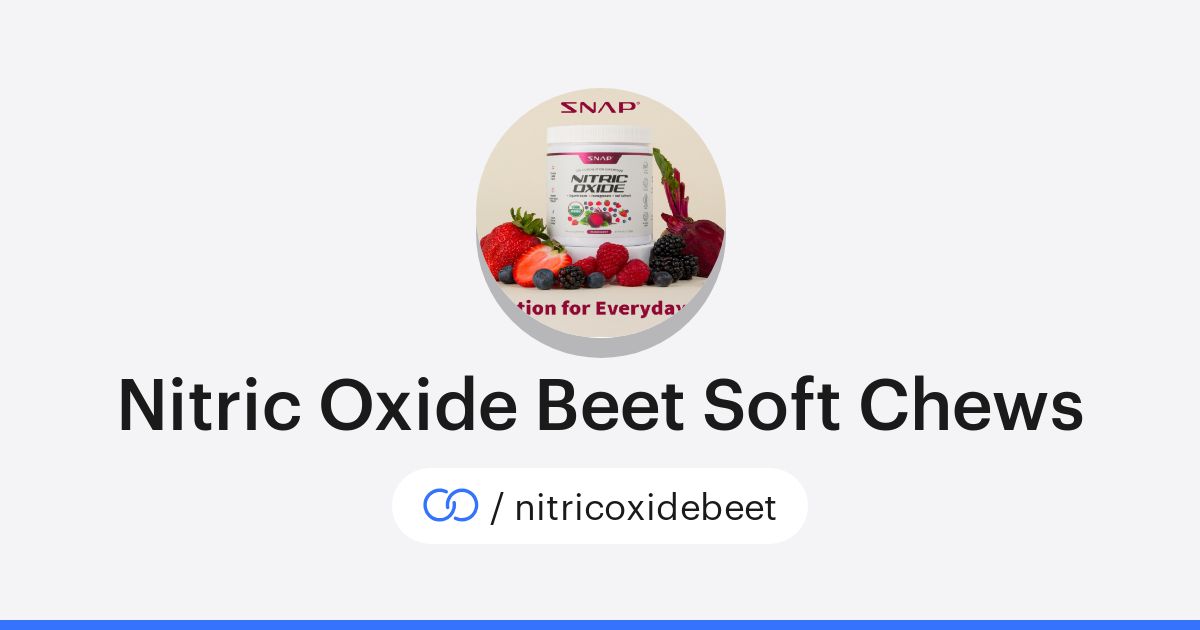 Nitric Oxide Beet Soft Chews (/nitricoxidebeet) · solo.to