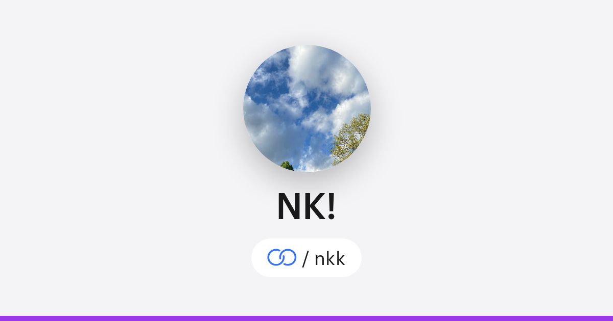 NK! (/nkk) · solo.to