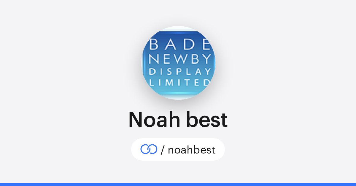 Noah best (/noahbest) · solo.to