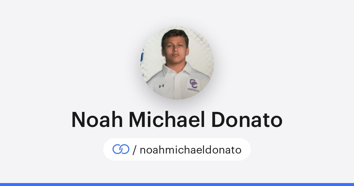 Noah Michael Donato (/noahmichaeldonato) · solo.to