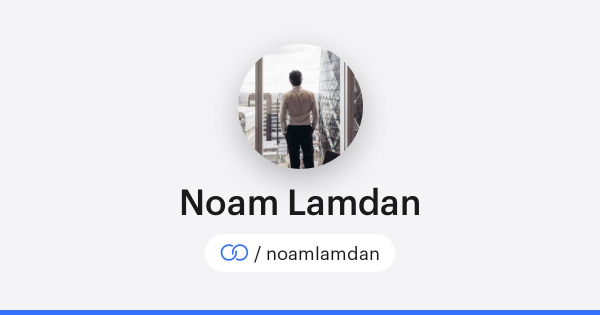 Noam Lamdan (/noamlamdan) · solo.to