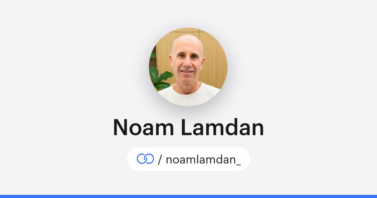 Noam Lamdan (/noamlamdan_) · solo.to
