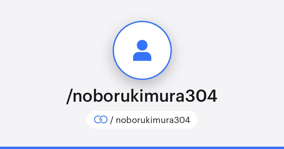 /noborukimura304 · solo.to