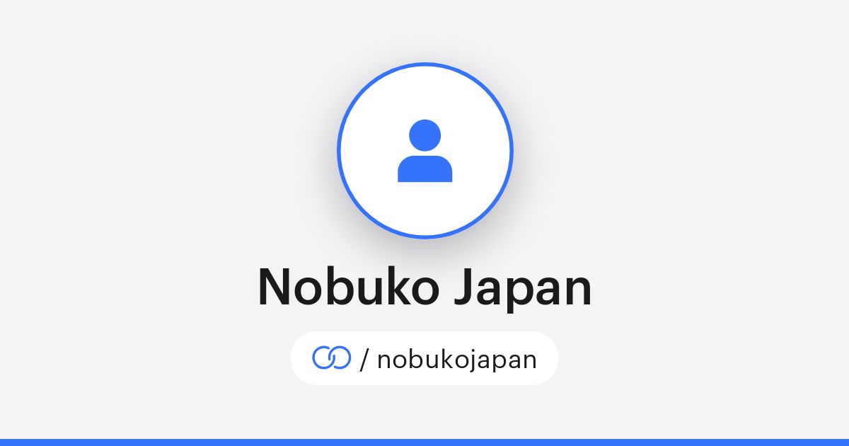 Nobuko Japan (/nobukojapan) · solo.to
